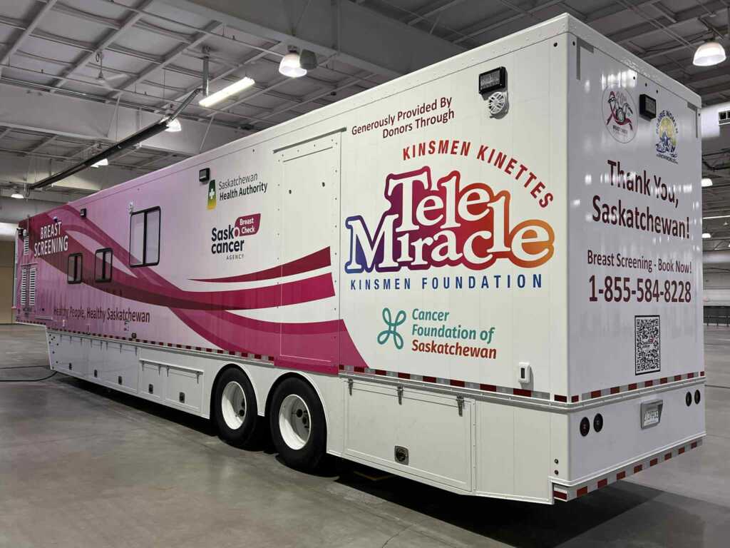 Breast Screening Vehicle Unveiled Cancer Foundation of Saskatchewan